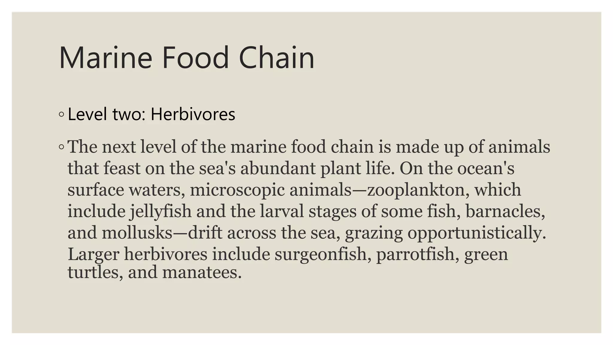Marine ecosystem | PPTX