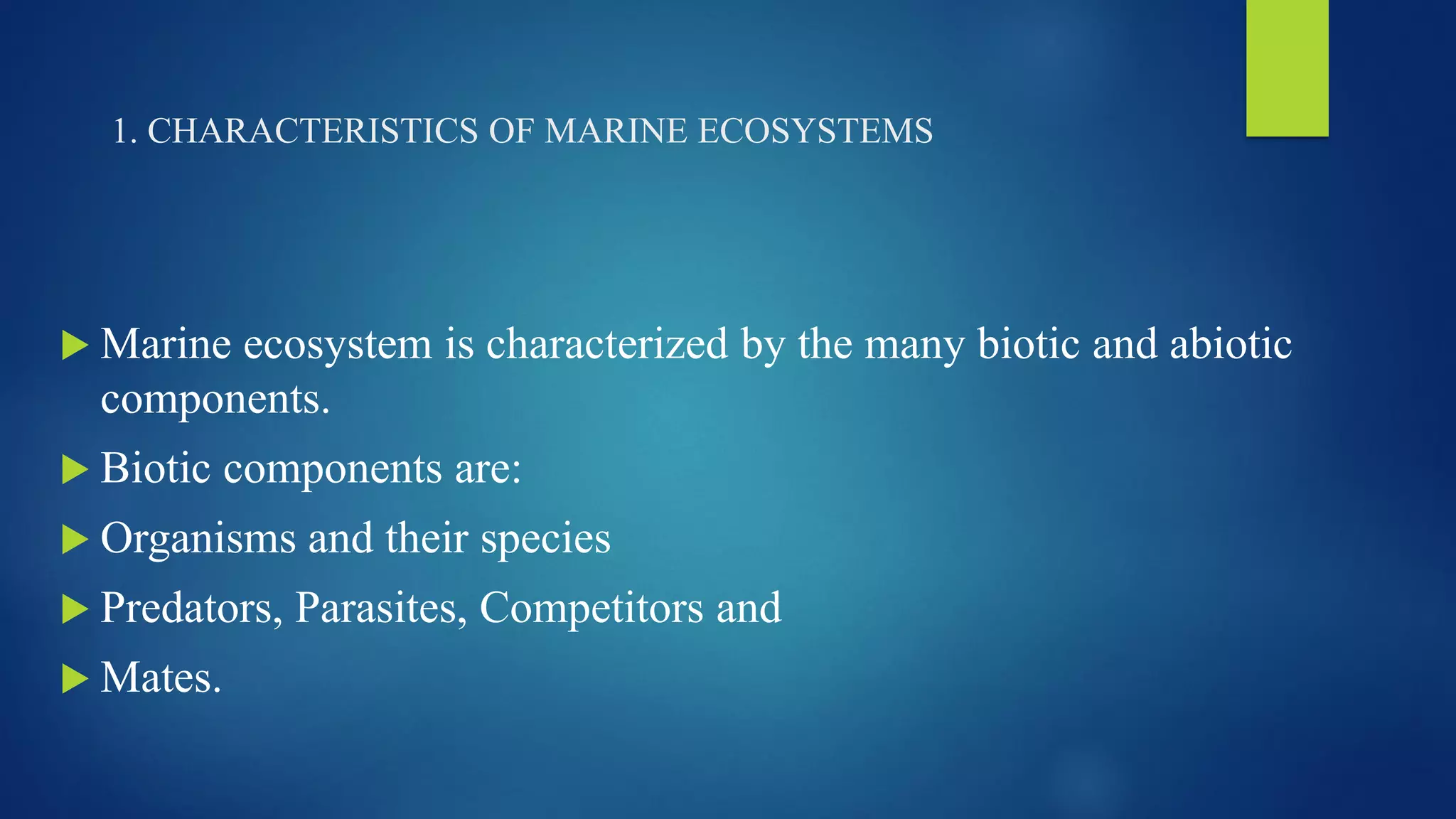 Marine ecosystem | PDF