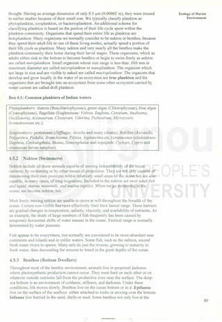 Marine Ecosystem detailed explaination geo | PDF