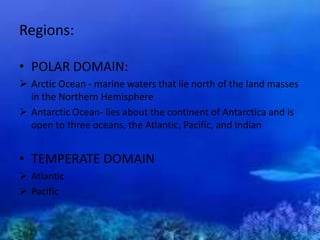 Marine ecosystem | PPTX