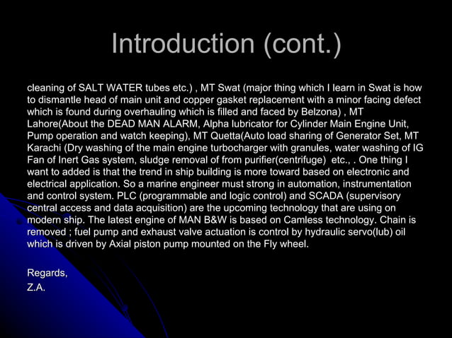 Marine electrical distribution system and control engineering | PPT