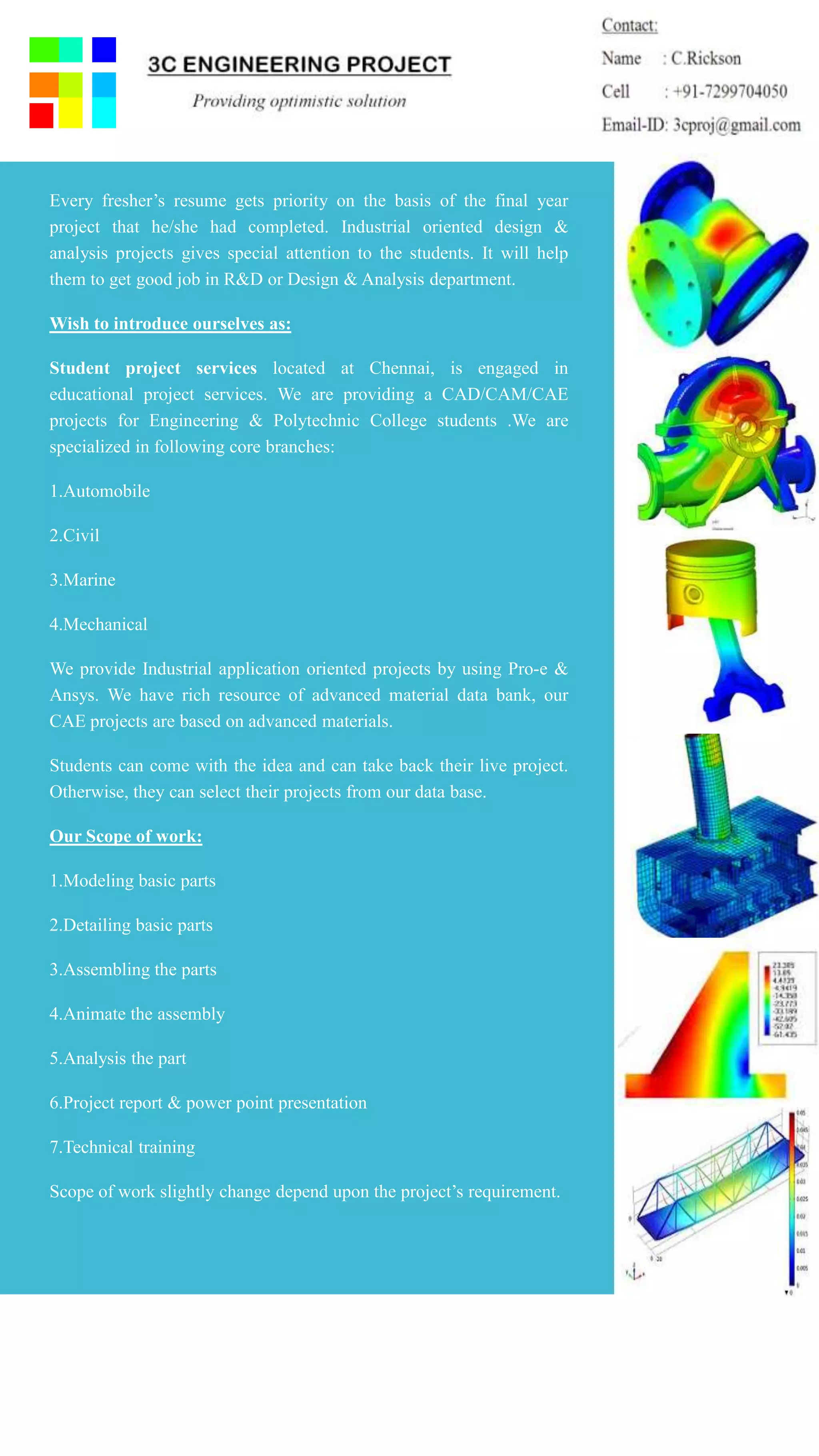 Marine engineering projects | PPTX