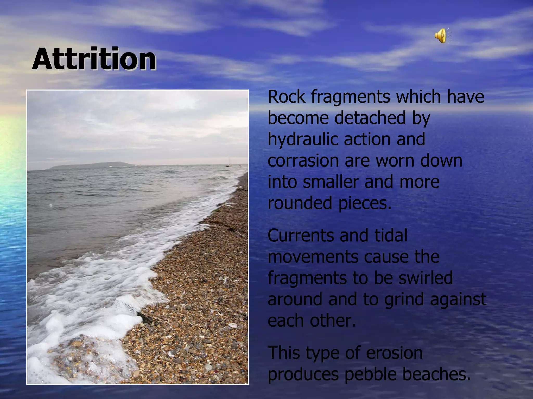 Marine Erosion Process And Erosional Landforms | PPT