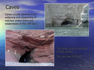 Marine Erosion Process And Erosional Landforms | PPT