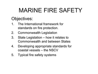 Marine fire safety | PPT