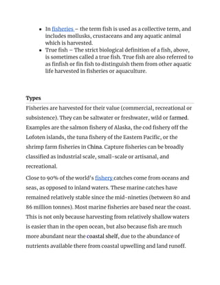 Marine fisheries | PDF