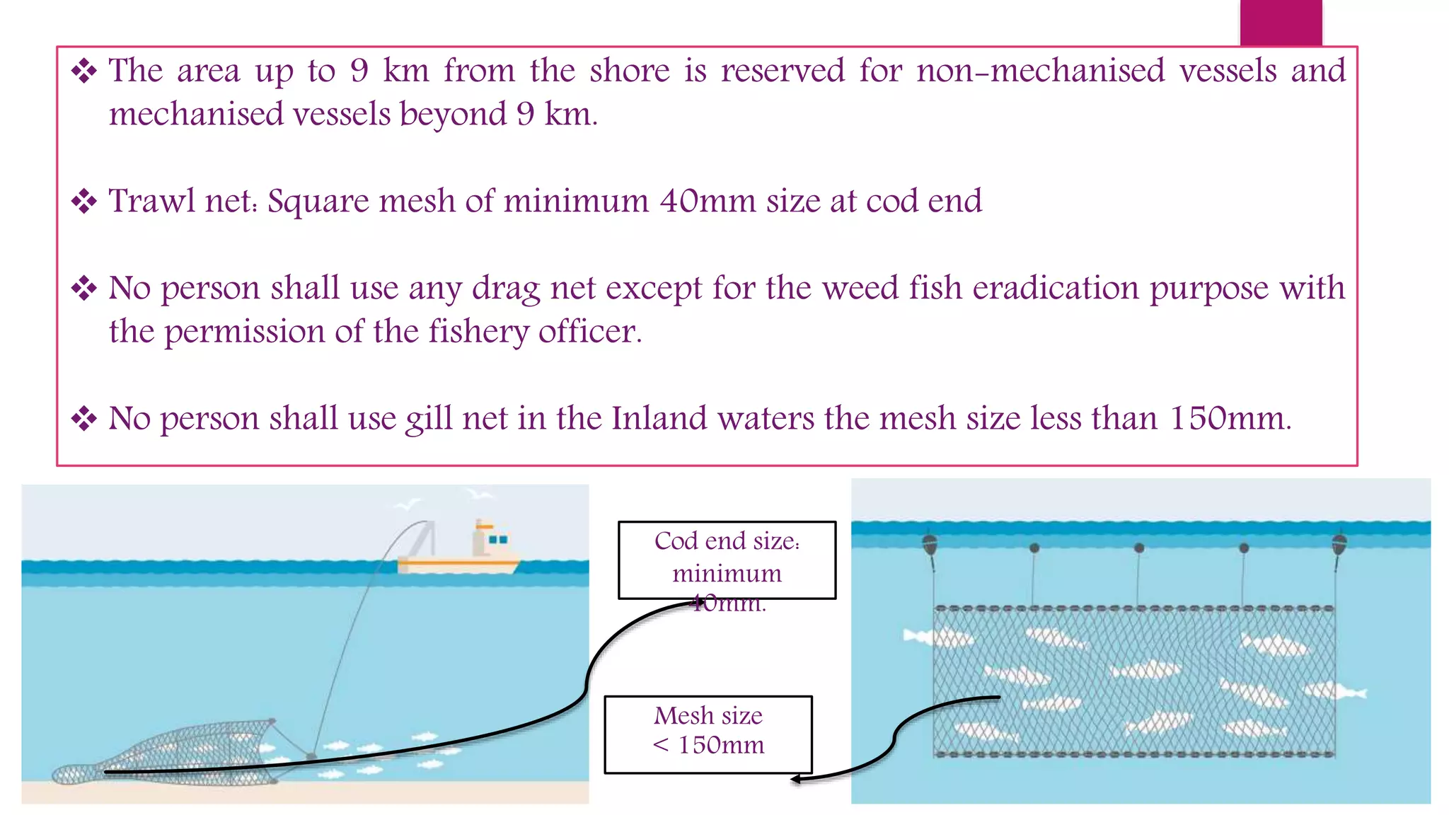 Marine fisheries regulation act (mfra), and its amendments of gujrat ...