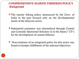 Marine fishing policy | PPT