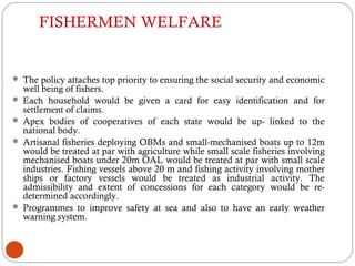 Marine fishing policy | PPT