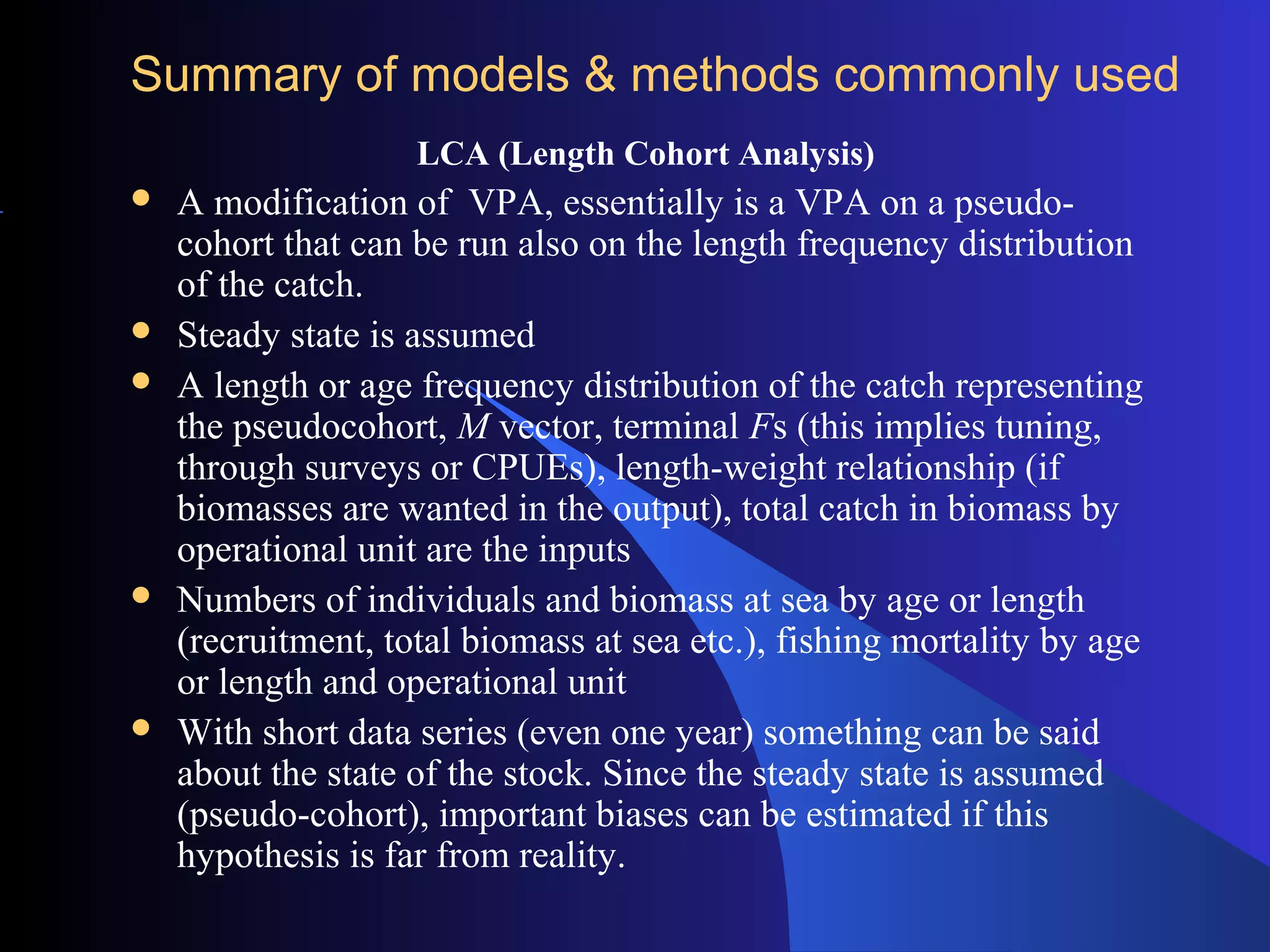 Marine fish stock assessment_models | PPT