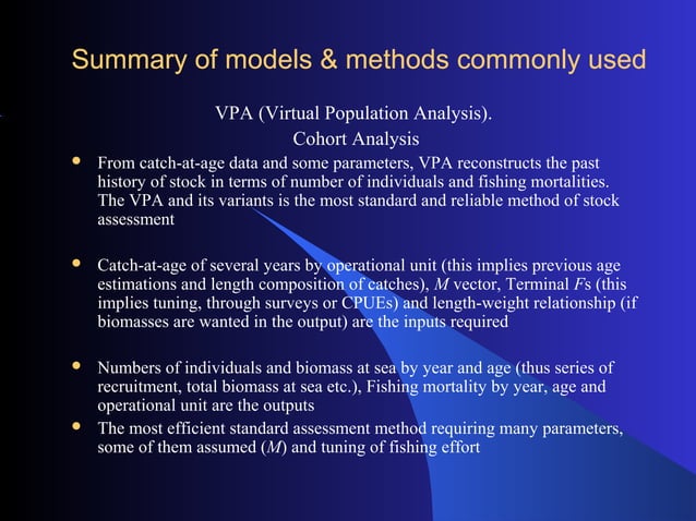 Marine fish stock assessment_models | PPT