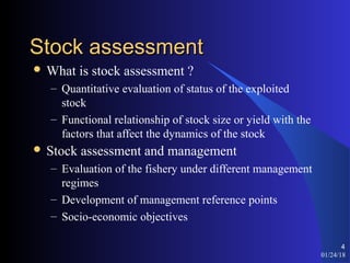 Marine fish stock assessment_models | PPT