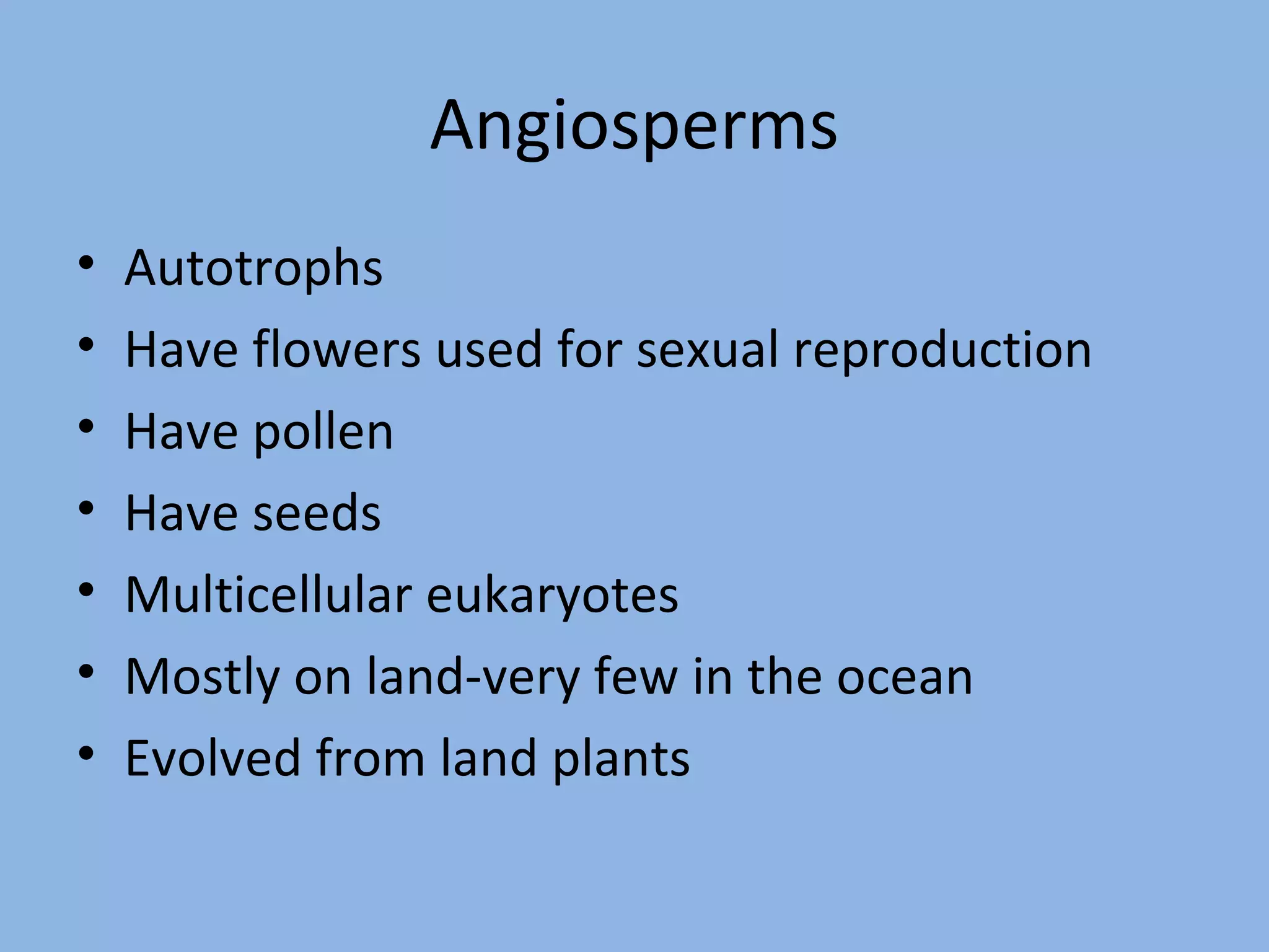 Marine flowering plants | PPT