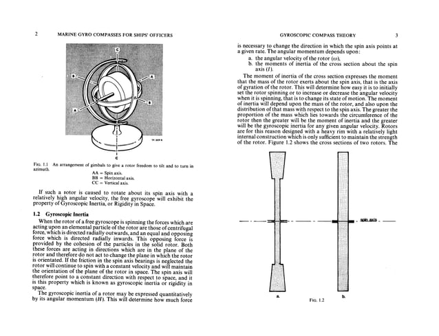 Marine Gyro Compasses For Ships Officers.pdf | Physics | Science