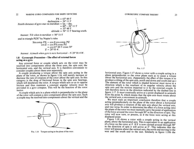 Marine Gyro Compasses For Ships Officers.pdf | Physics | Science