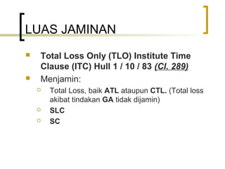 Marine hull insurance upload | PPT