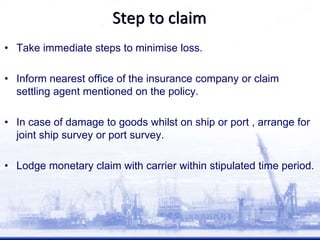 Marine insurance | PPTX