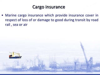 Marine insurance | PPTX