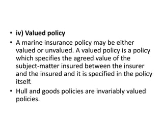 Marine insurance | PPT