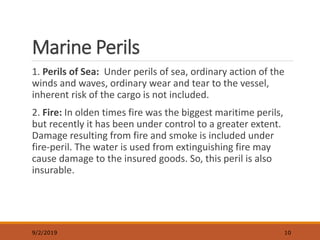 Marine insurance | PPTX