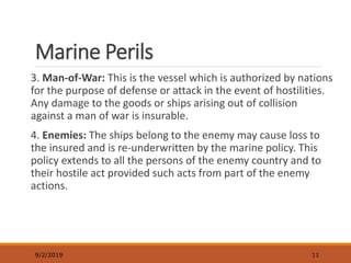 Marine insurance | PPTX