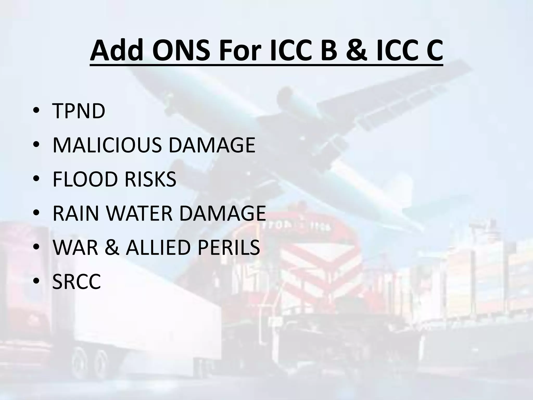 Marine insurance | PPTX