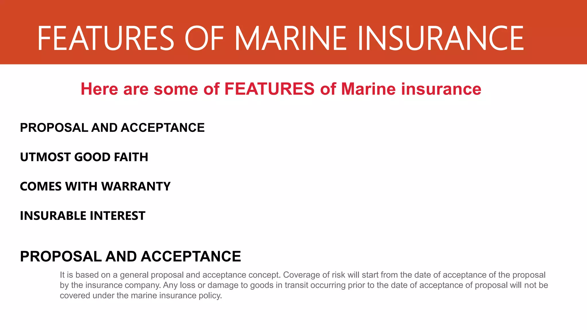Marine insurance | PPTX
