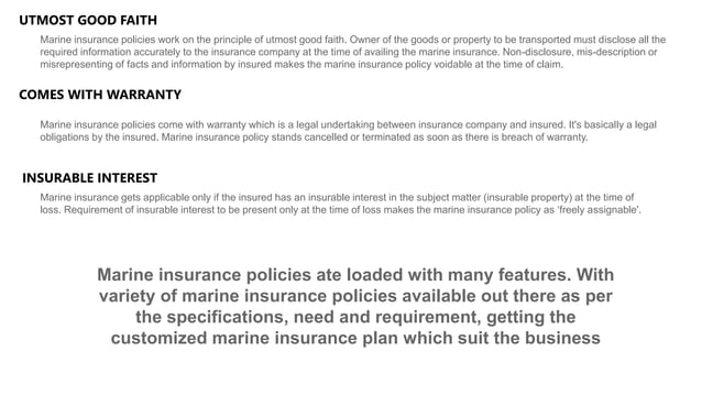 Marine insurance | PPT