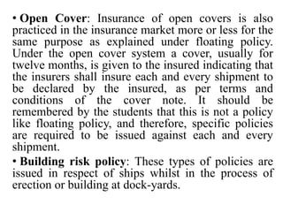 marine insurance.pptx | Motor Insurance | Insurance