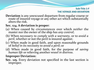 Philippine Marine Insurance | PPTX