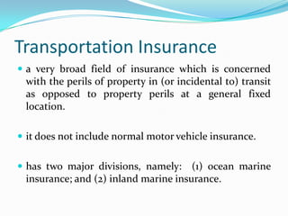 Philippine Marine Insurance | PPTX