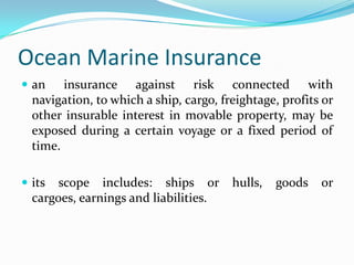 Philippine Marine Insurance | PPTX