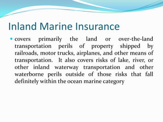Philippine Marine Insurance | PPTX