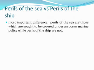 Philippine Marine Insurance | PPTX