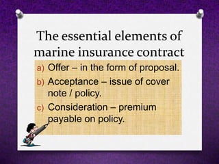 Marine insurance contract | PPT
