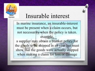 Marine insurance contract | PPT