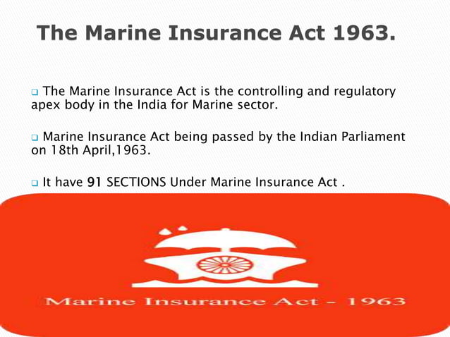 Marine insurance ppt | PPT
