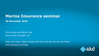 Marine Insurance seminar | PPT