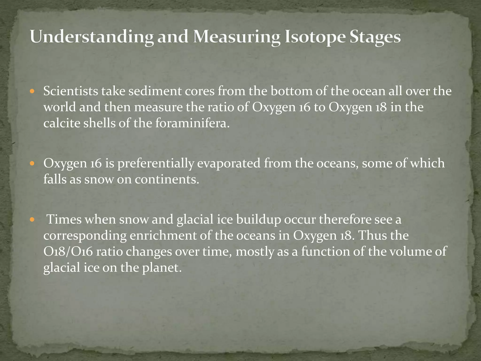 Marine isotope stages | PPTX