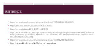 Marine Microbial Products production - pigments and toxins.pptx