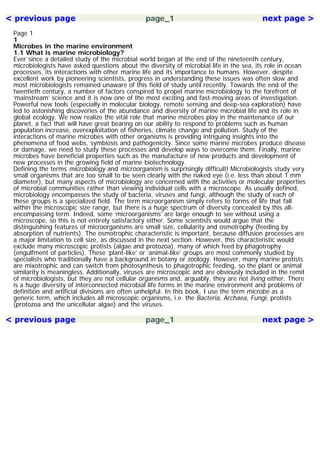 Marine microbiology | PDF