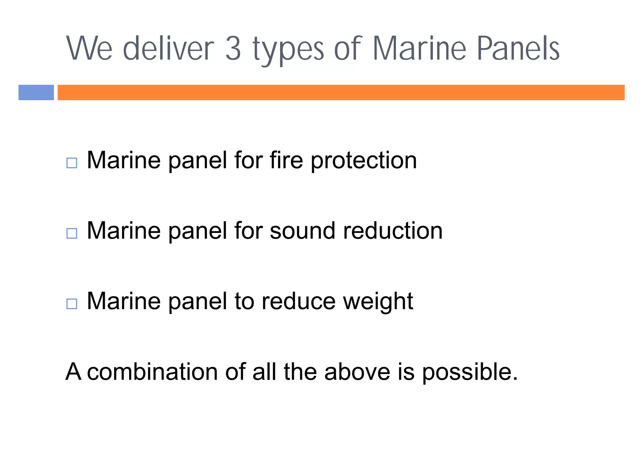 Marine panel | PPT