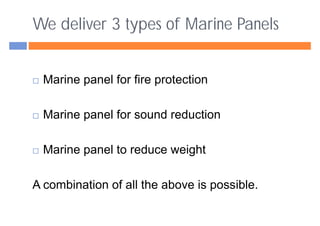 Marine panel | PPT