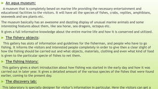 Marine park design | PPTX