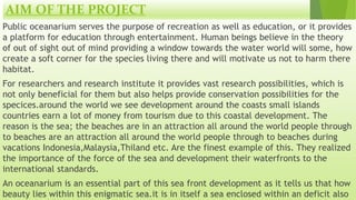 Marine park design | PPTX