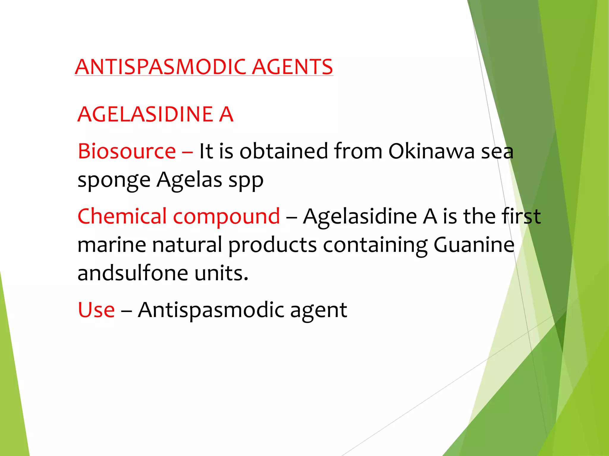 Marine pharmacognosy - Definition, classification , drugs | PPTX