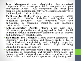 Marine Pharmacognosy. | PPTX