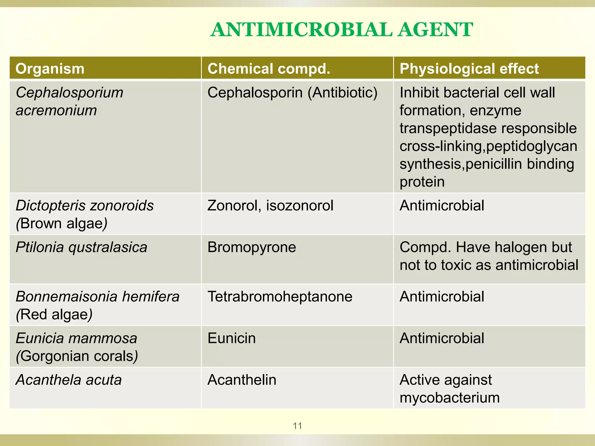 Marine Drugs: Novel Medicinal Agents from Marine Sources | PPT