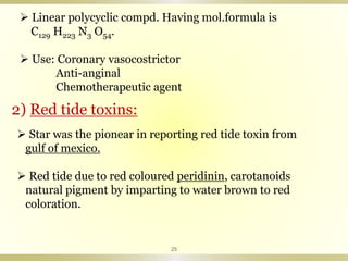 Marine Drugs: Novel Medicinal Agents from Marine Sources | PPT