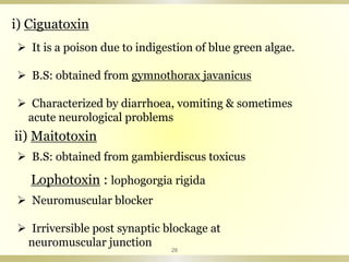Marine Drugs: Novel Medicinal Agents from Marine Sources | PPT